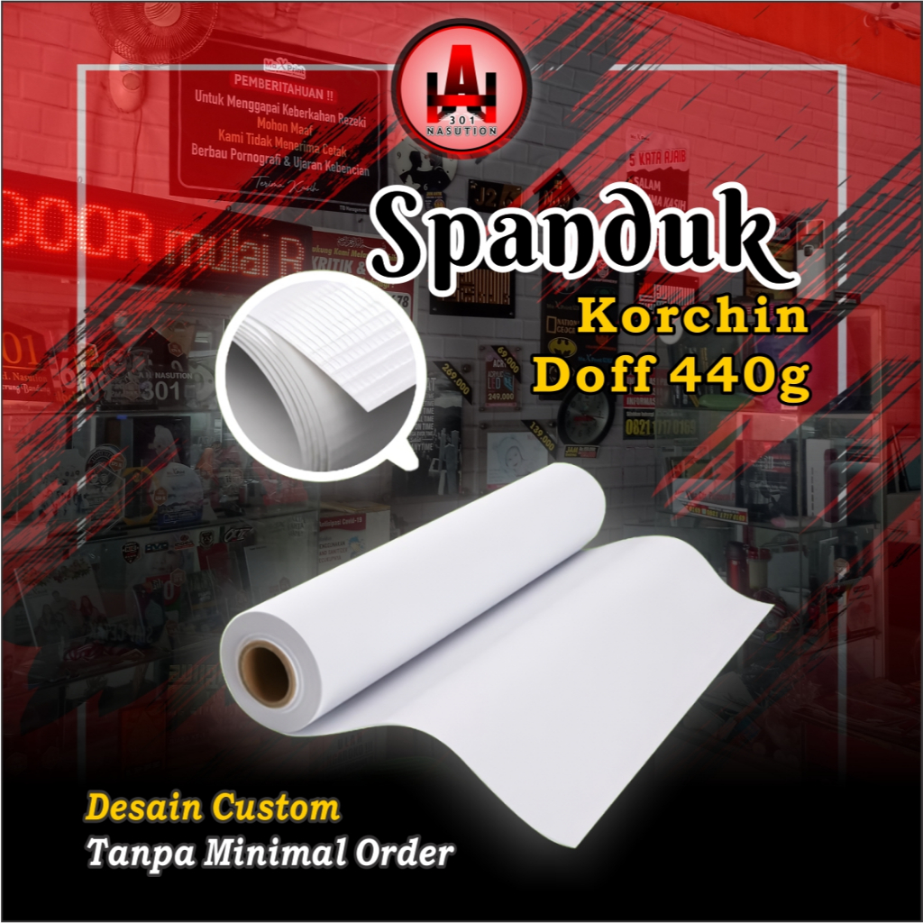 Jual Korchin Doff _ Backdrop & Spanduk | Shopee Indonesia