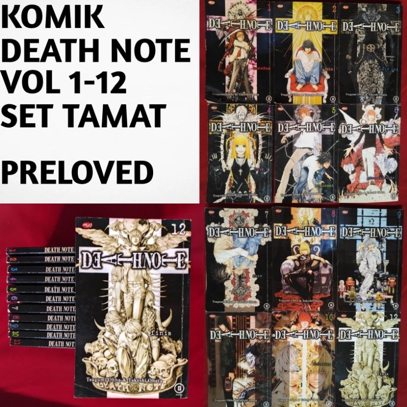 Jual Komik Death Note fullset vol 1-12 end (tamat) | Shopee Indonesia