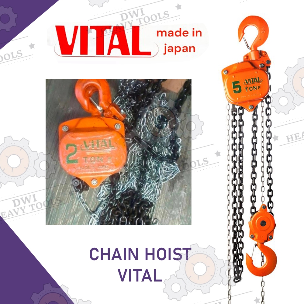 Jual Chain Block Hoist VITAL 1 Ton | Shopee Indonesia