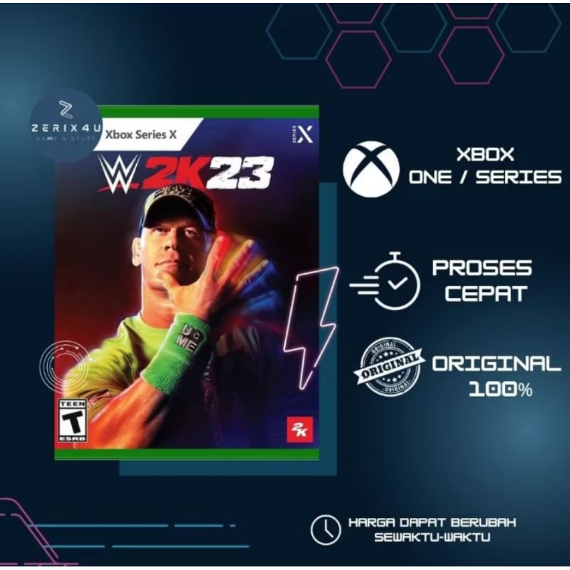 Jual WWE 2K23 XBOX ONE / SERIES X|S ORIGINAL W2K23 WWE 2023 BUKAN WWE ...