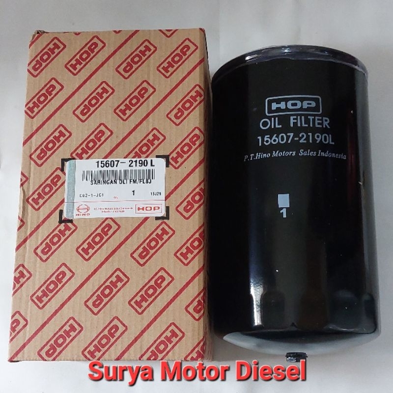 Jual OIL FILTER 15607-2190L HINO LOHAN FM260TI | Shopee Indonesia