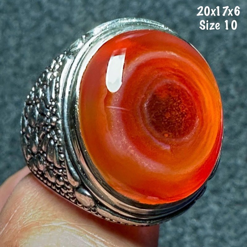 Jual Cincin Batu Akik Natural Baturaja Puser Batu Didalam Batu 3D ...