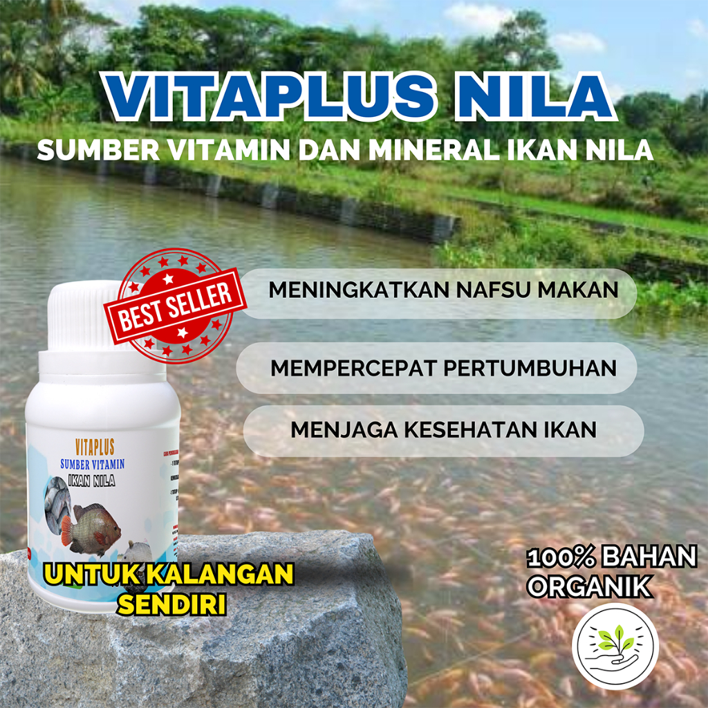 Jual Booster Vitamin Ikan Nila Cepat Besar / Multivitamin Untuk Ternak Ikan Nila | Shopee Indonesia