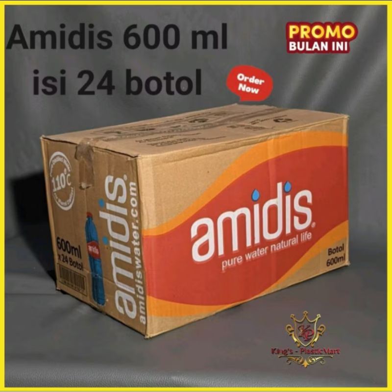 Jual Amidis Air minum 600 Ml (Isi : 24 Pcs / Karton) | Shopee Indonesia