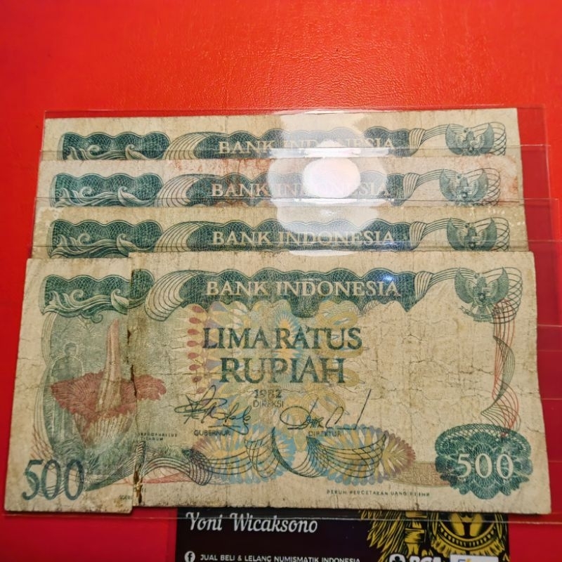 Jual 500 rupiah bunga bangkai 1982 jelek asli | Shopee Indonesia