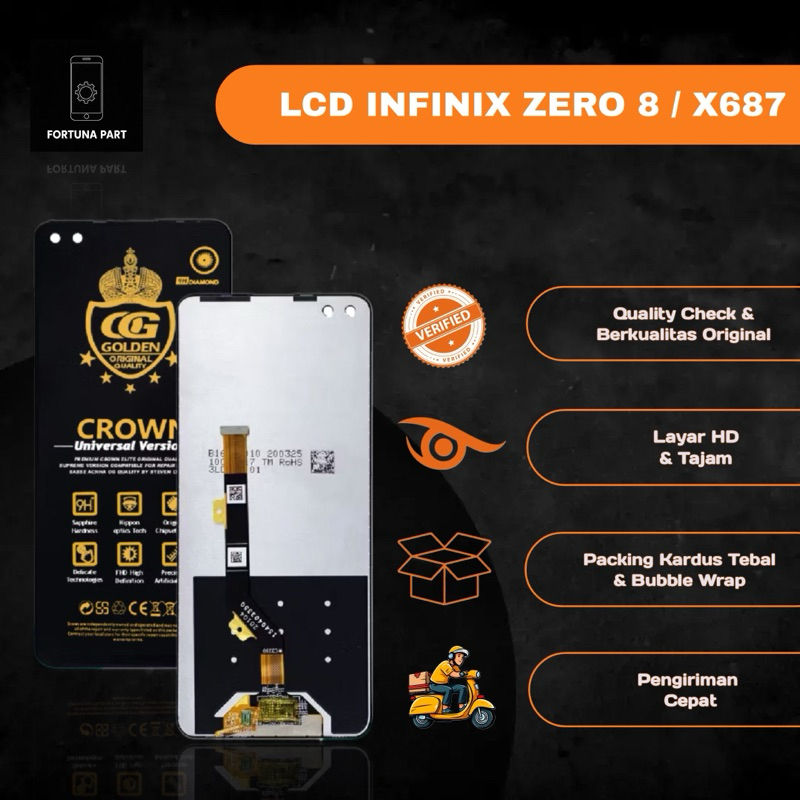 Jual LCD TOUCHSCREEN INFINIX ZERO 8 / X687 FULLSET COMPLETE | Shopee ...