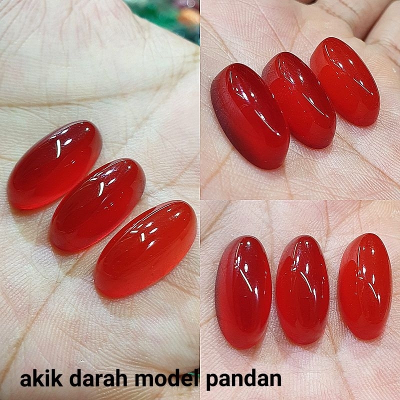 Jual BATU AKIK PANDAN MERAH DARAH | Shopee Indonesia