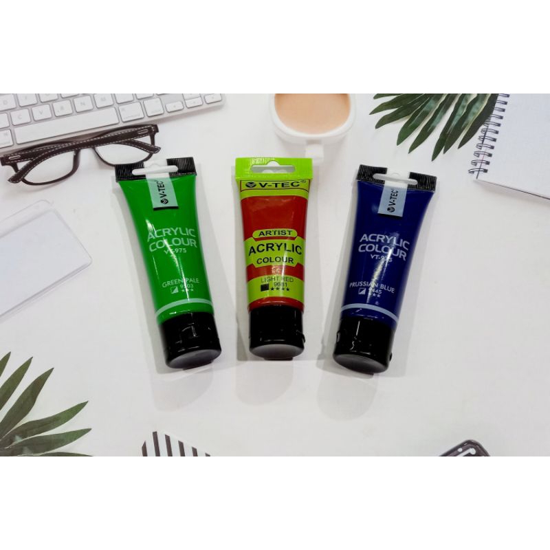 Jual Cat Acrylic vtec 75ml | Shopee Indonesia