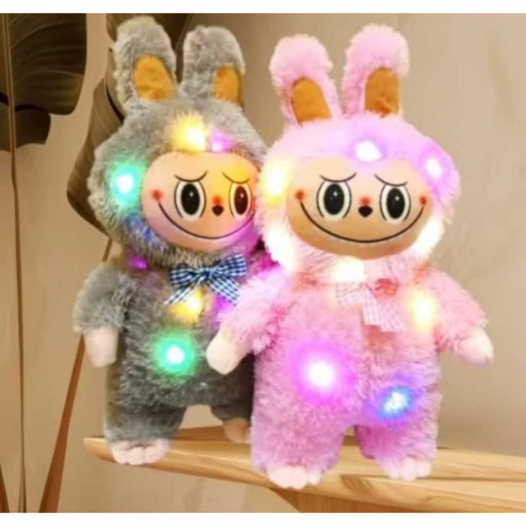 Jual Boneka labubu ukuran 40 cm lampu LED Bisa COD | Shopee Indonesia