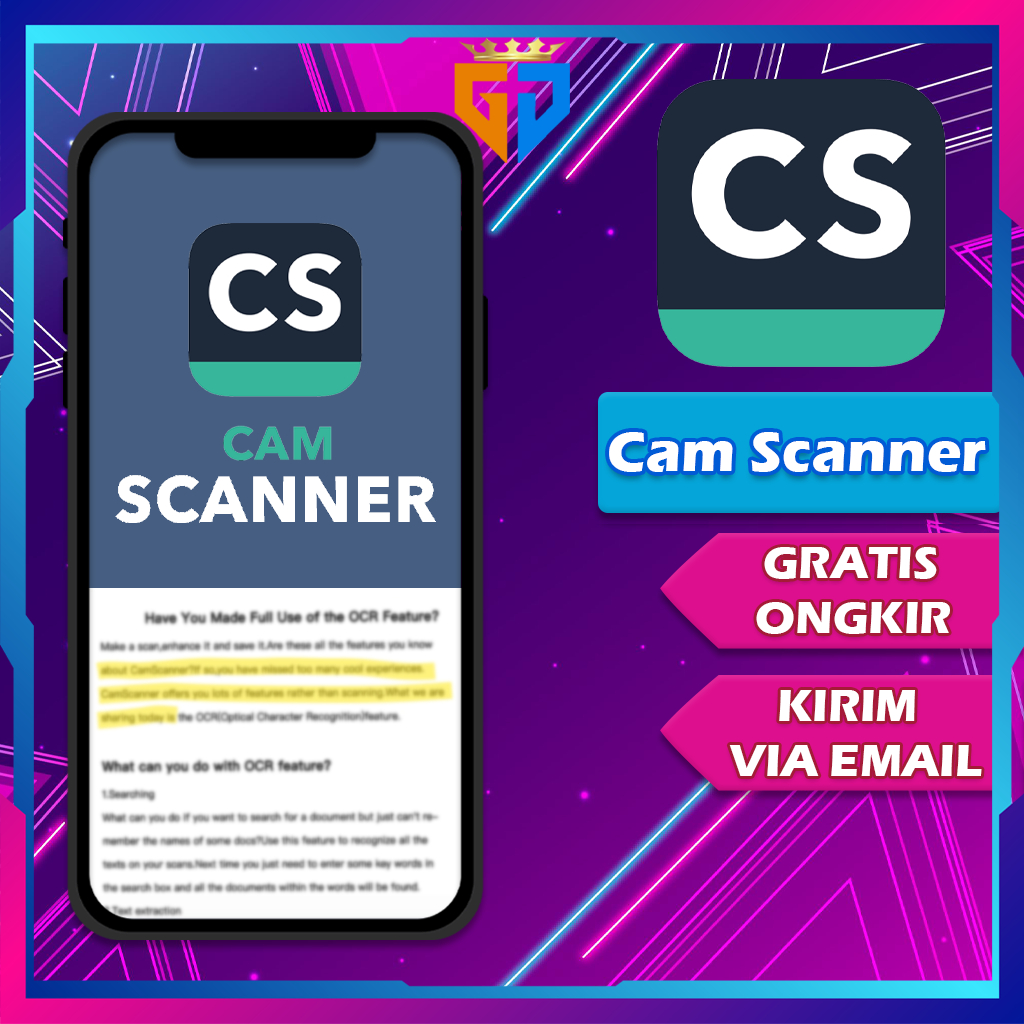 Jual Software Aplikasi Cam Scanner Lifetime | Shopee Indonesia