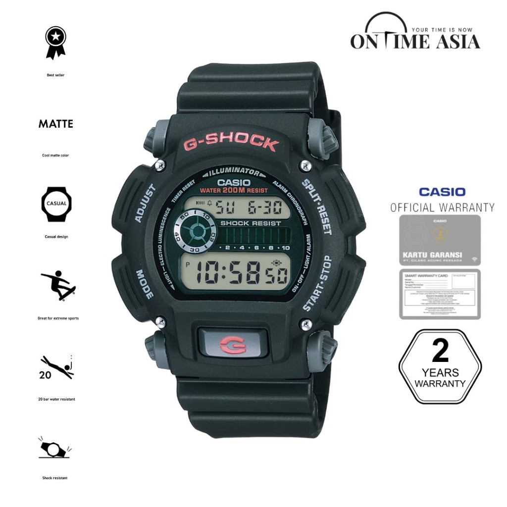 Jual Casio G-Shock DW-9052-1VDR/DW-9052-1VDR/DW-9052 Original & Garansi ...