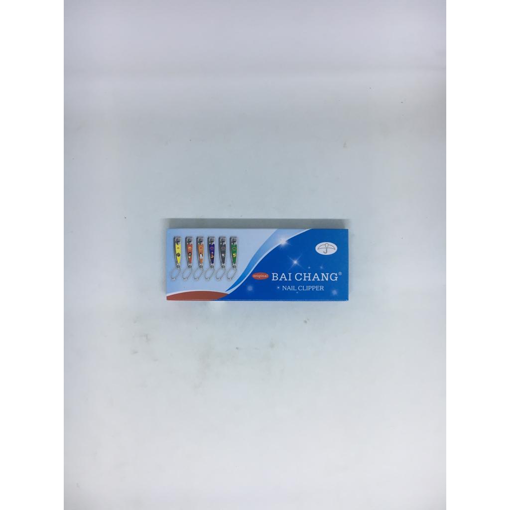 Jual GuntIng Kuku Baichang Besi No 602 Silver Kecil Isi 12 pcs | Shopee ...