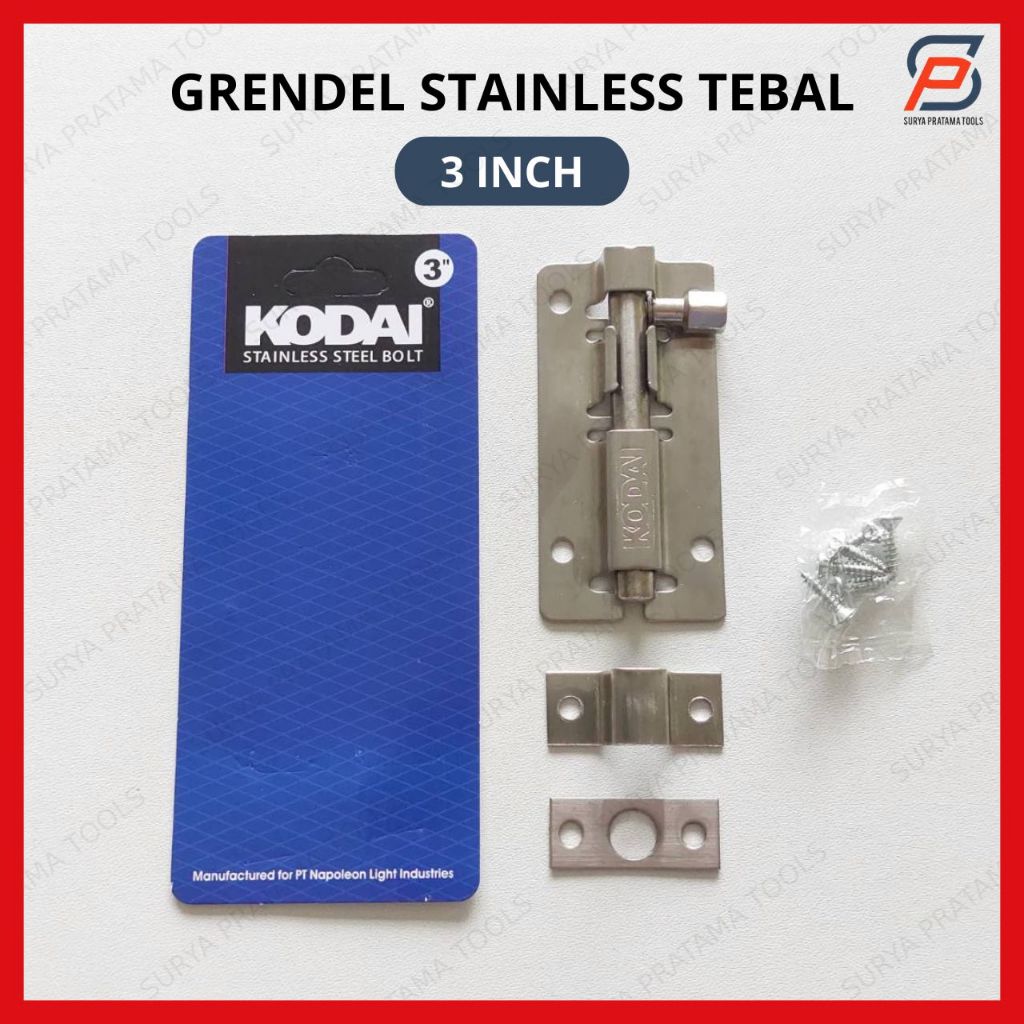Jual Grendel Pintu 3 Inch Stainless / Gerendel Slot Selot Pintu Jendela ...