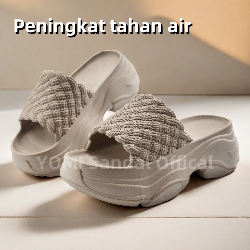 Jual Sandal wanita tahan air dan tahan aus sol tebal setinggi 6.5cm ...