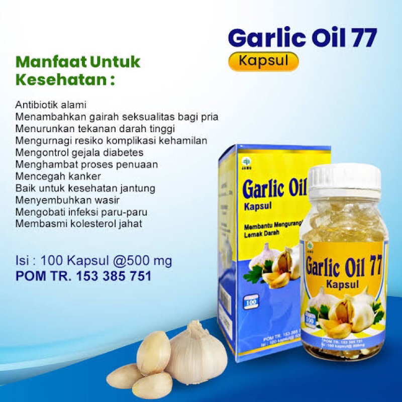 Jual GARLIC OIL 77 60 KAPSUL | Shopee Indonesia