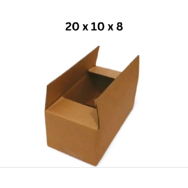 Jual kardus polos karton kotak kecil box packing 20x10x8 murah | Shopee ...