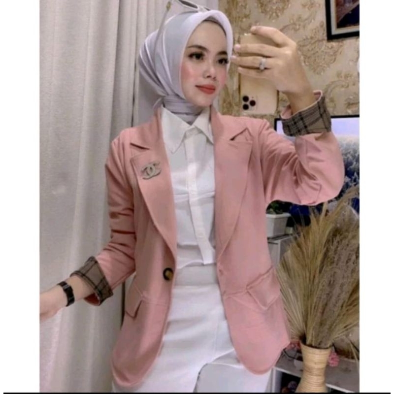 Jual BLAZER VIONA WANITA FASHION TERBARU | Shopee Indonesia