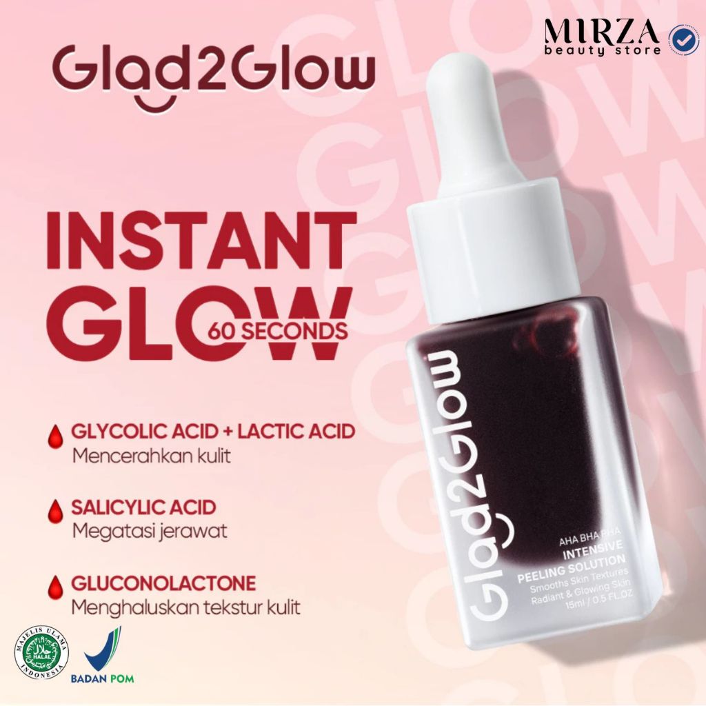 Jual Glad2Glow AHA BHA PHA Intensive Peeling Solution 15ml Serum G2G ...