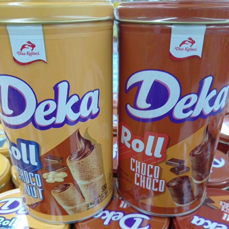 Jual DEKA WAFER ROLL KALENG 280GR | Shopee Indonesia