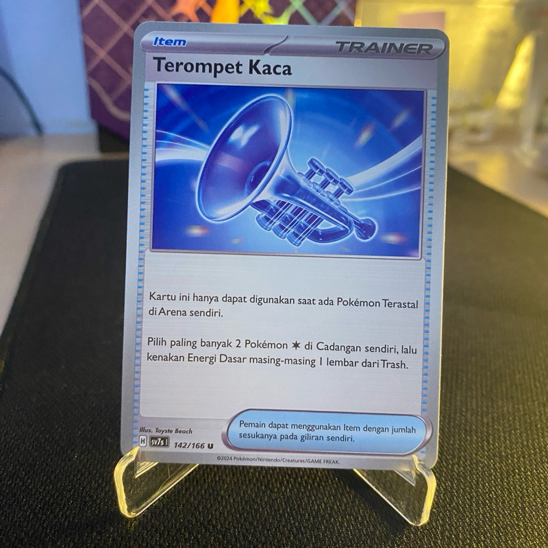 Jual Terompet Kaca 142/166 TCG Pokemon Indonesia | Shopee Indonesia
