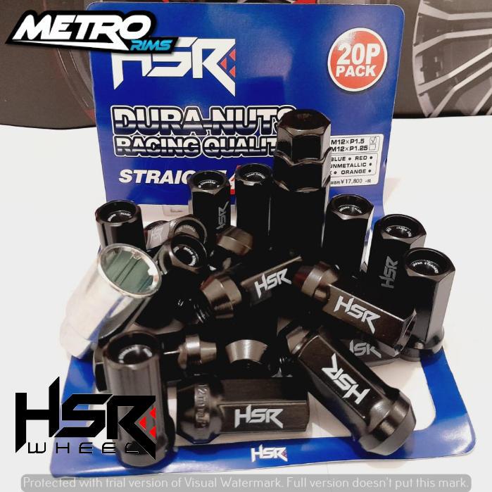 Jual baut mur racing lugnut HSR dura ukuran drat 1,5mm dan 1,25mm bisa ...