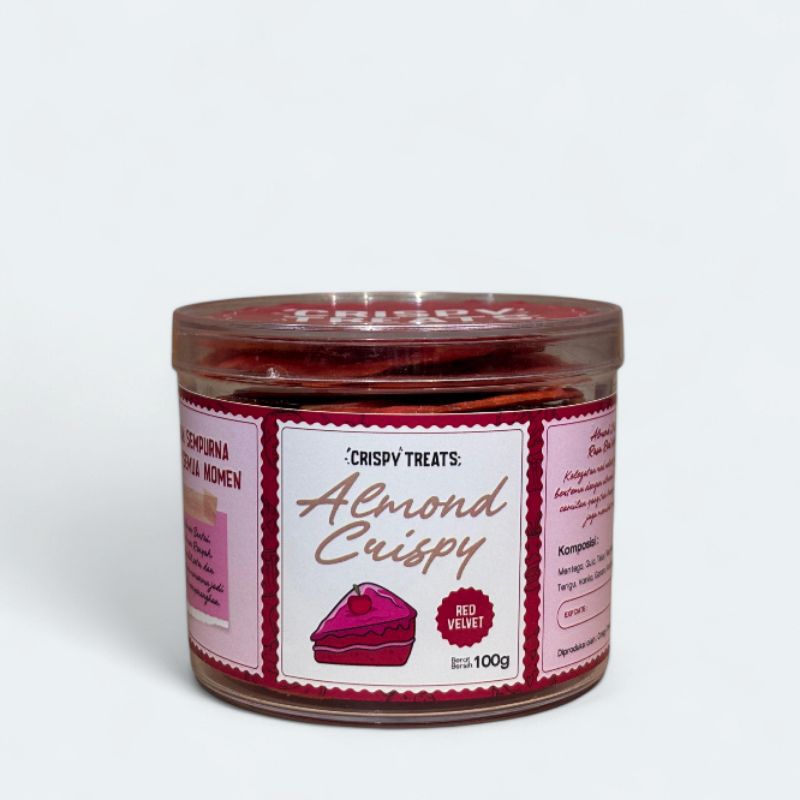 Jual Almond Crispy - Red Velvet (100g) | Shopee Indonesia