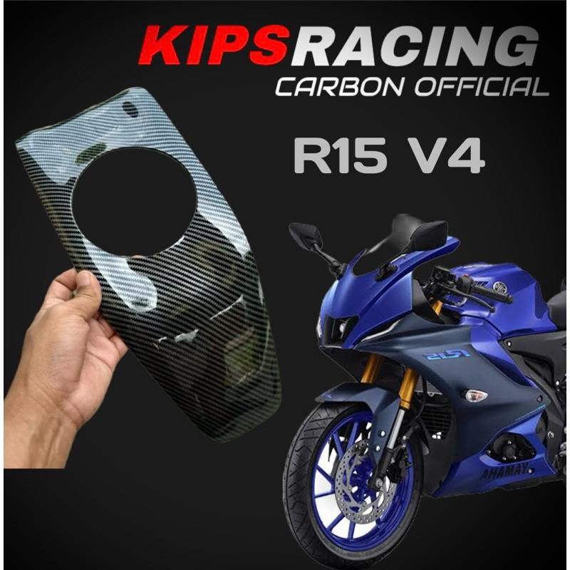 Jual Cover tangki carbon r15 v4 r15 m Cover tangki r15 v4 r15m carbon ...