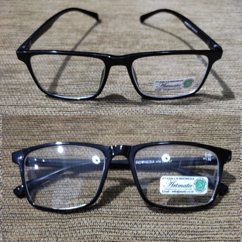 Jual Kacamata baca dan normal frame plastik lensa mika | Shopee Indonesia