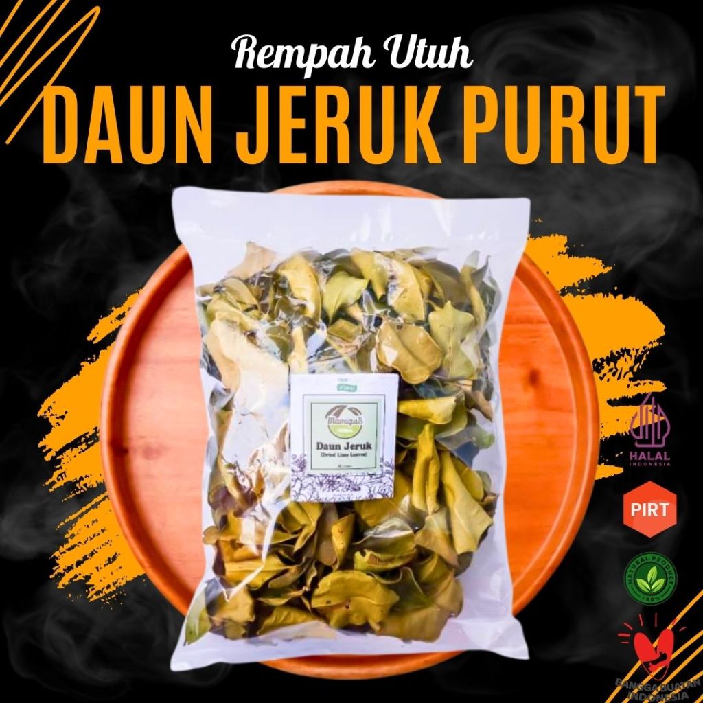 Jual Daun Jeruk Purut Kering / Dried Lime Leaves Rempah (1 KG) | Shopee ...