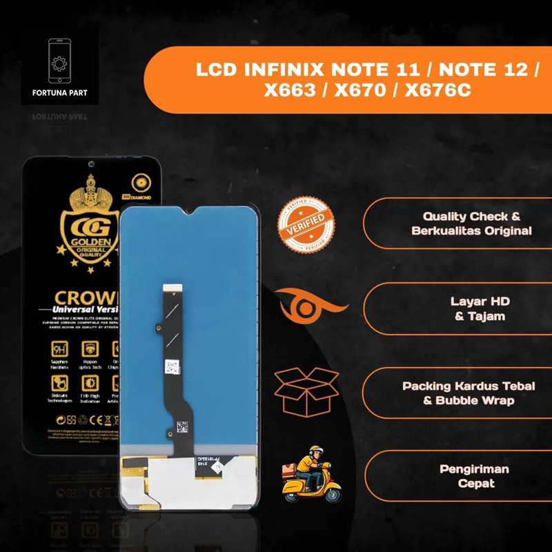 Jual LCD INFINIX NOTE 11 / NOTE 12 / NOTE 12I / NOTE 12 G96 / X663 / X670 / X676 / X677 FULLSET ...