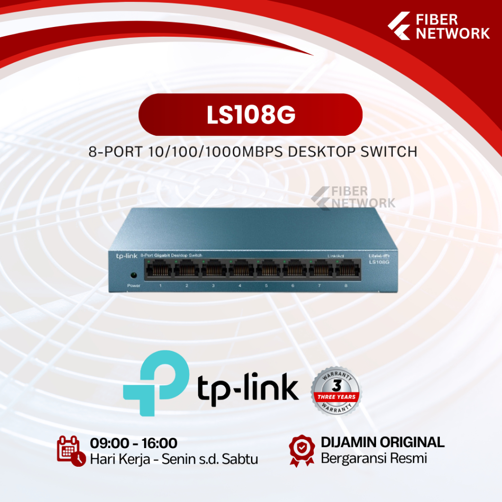 Jual TP-LINK LS108G 8 Port 10/100/1000Mbps Desktop Switch TPLINK ...