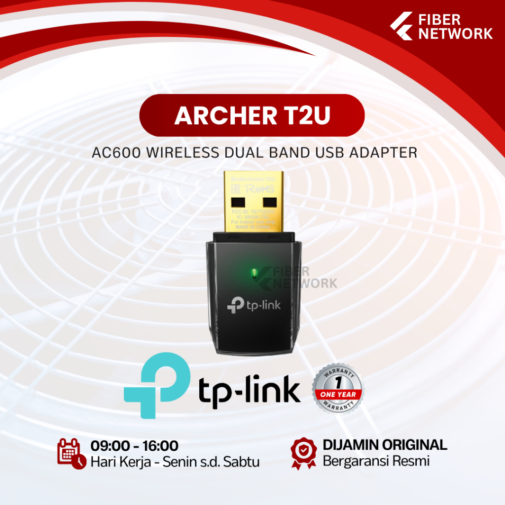 Jual TP-LINK Archer T2U AC600 Wireless Dual Band USB Adapter TPLINK ...