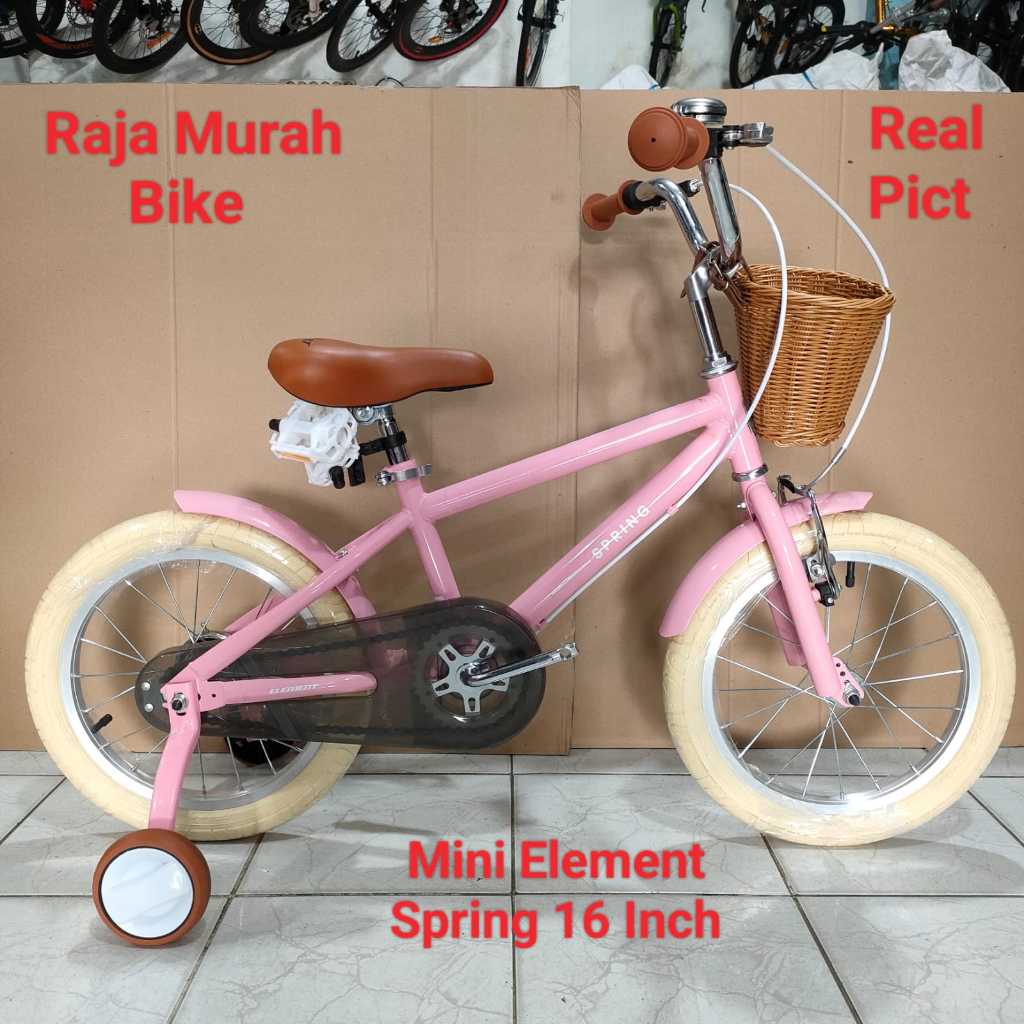 Jual Sepeda Anak Perempuan Mini 16 inch Element Spring Sepeda Anak ...
