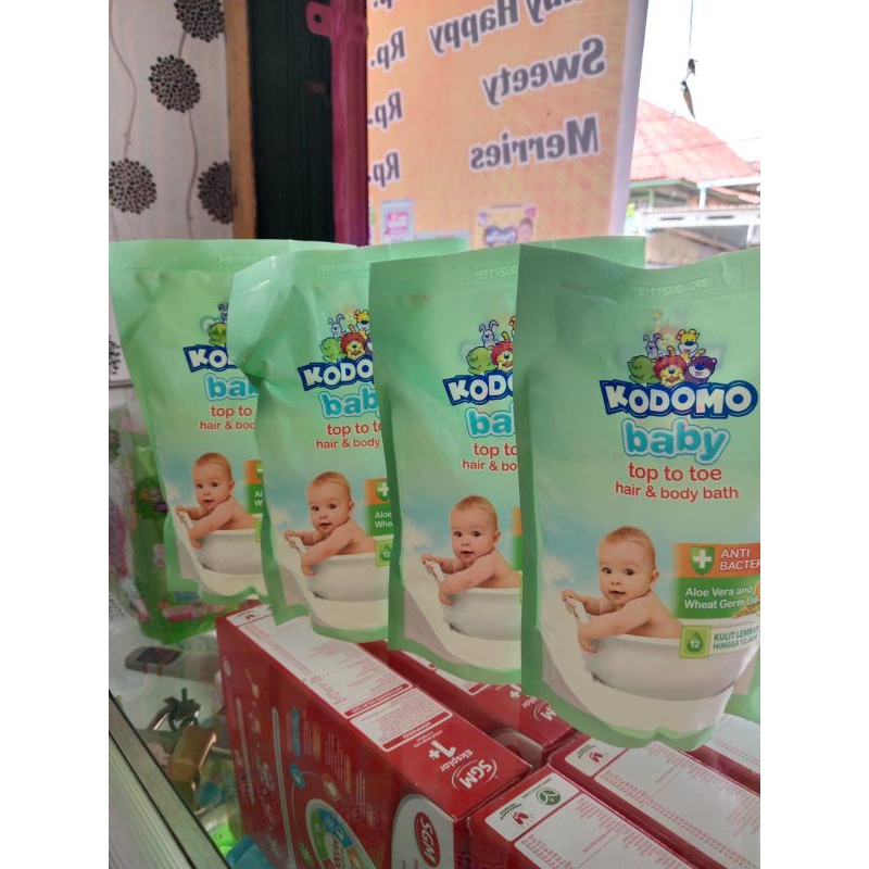 Jual Kodomo baby tap to toe Hair & bondy bath 450 ml | Shopee Indonesia