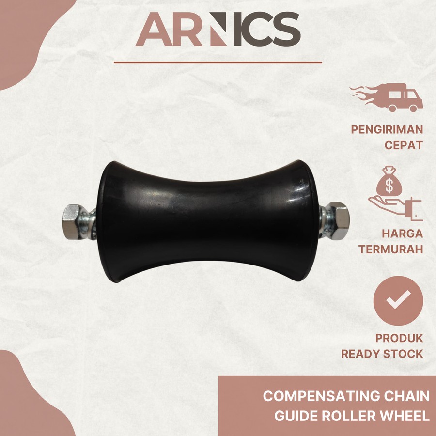 Jual Elevator Compensating Chain Guide Roller Wheel / Roller Rantai Compensating / Spare Part ...