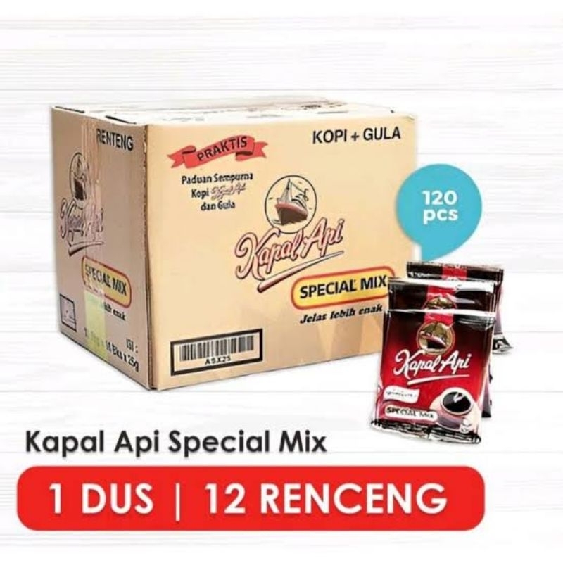 Jual Kapal Api Special Mix Kopi DUS (12 Renteng x 120 Sachet x 23gr) | Shopee Indonesia