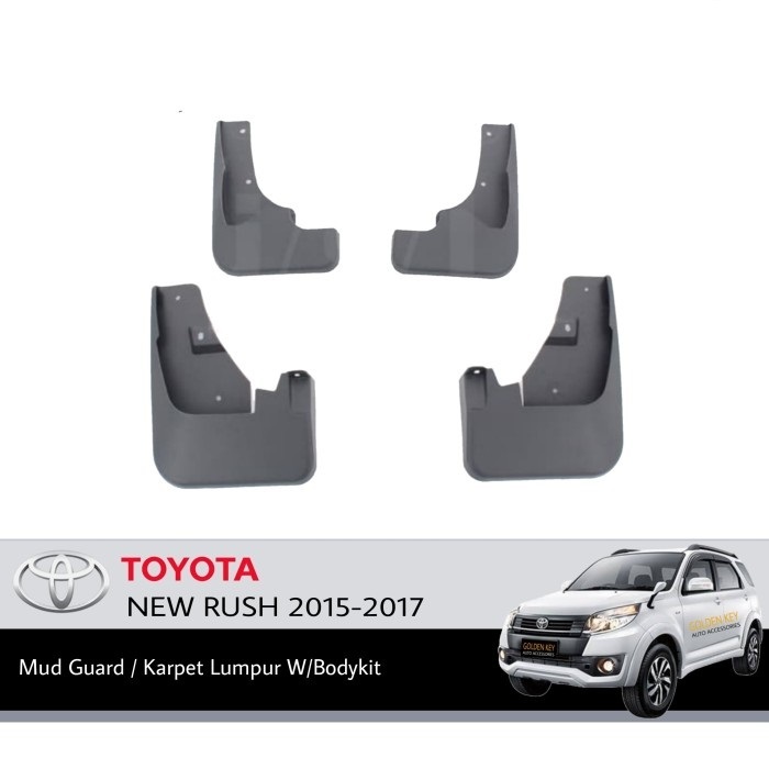 Jual Toyota New Rush 2015 Mud Guard Karpet Lumpur With Body kit ...