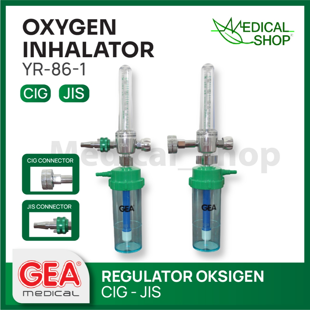 Jual GEA l REGULATOR OXYGEN WALL YR-86-1 l Regulator Oksigen Dinding ...