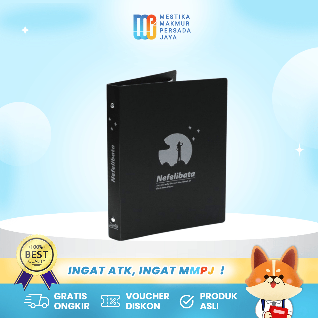Jual Bantex Binder A5 B5 Tema Nefelibata / Binder Kuliah Dengan Kertas ...