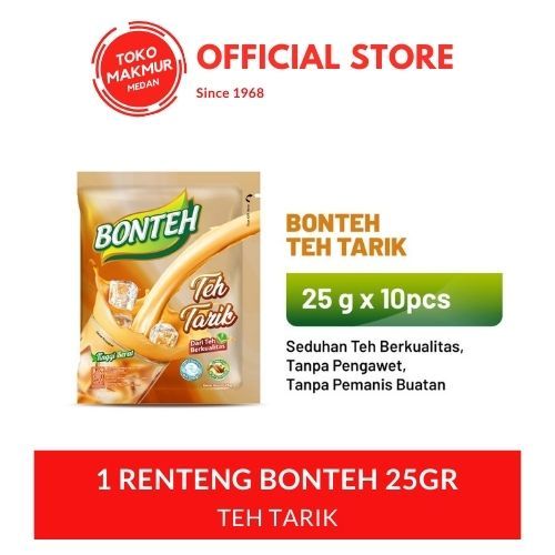 Jual 1 RENTENG BONTEH TEH TARIK 25 GR ISI 10 PCS | Shopee Indonesia