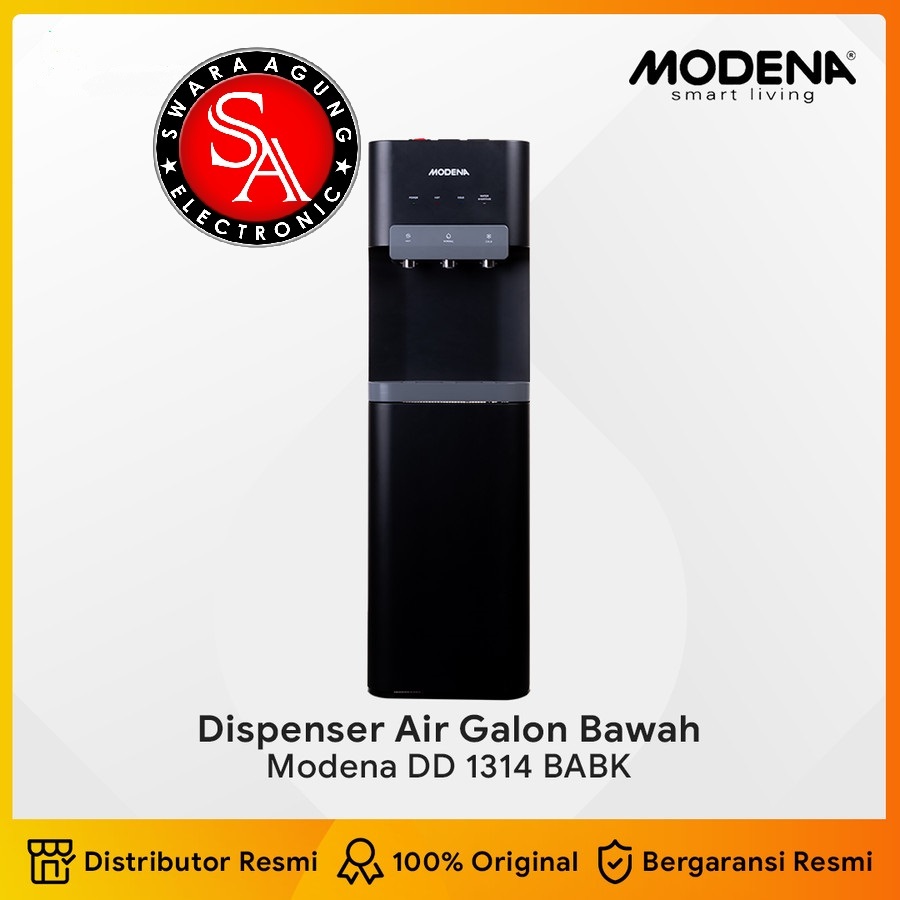 Jual Dispenser Galon Bawah MODENA Type : DD1314BABK - Low Watt ( MEDAN ...