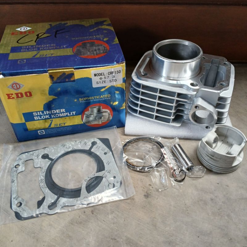 Jual Edo Silinder Blok Komplit/Cylinder Block Assy Set CRF 150 | Shopee ...