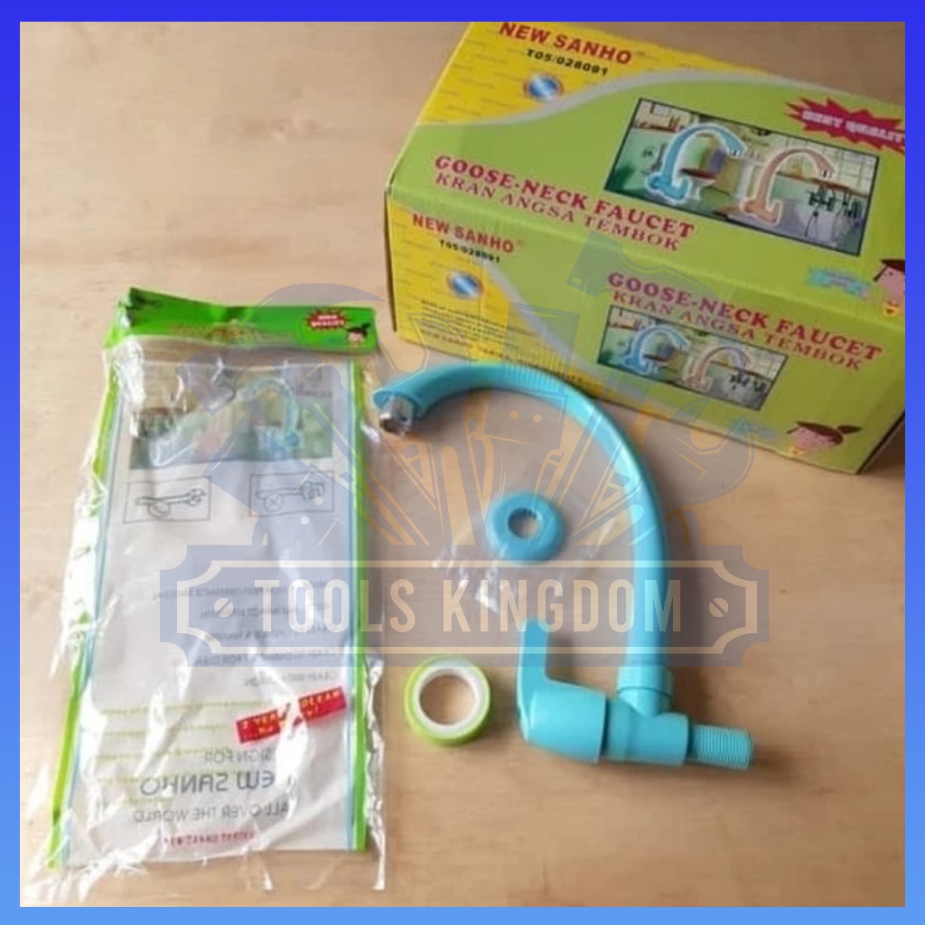 Jual Keran Angsa pvc NEW SANHO- SANHO kran cuci piring pvc - Kran pvc ...