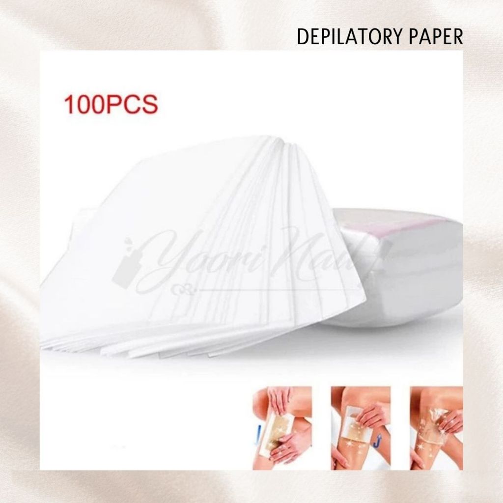 Jual Depilatory Paper kertas waxing depilatory hair wax removal paper ...