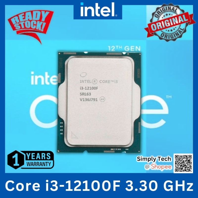 Jual Processor Intel Core i3 12100F Tray 3.30GHz Socket LGA 1700 i3 ...