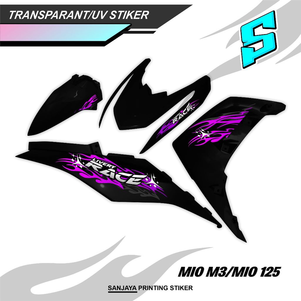 Jual STIKER TRANSPARAN YAMAHA MIO M3 MIO 125 TRANSPARAN PREMIUM LIVERY ...