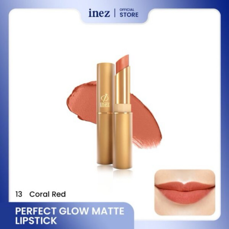 Jual GLOW MATTE LIPSTICK ( coral red ) | Shopee Indonesia