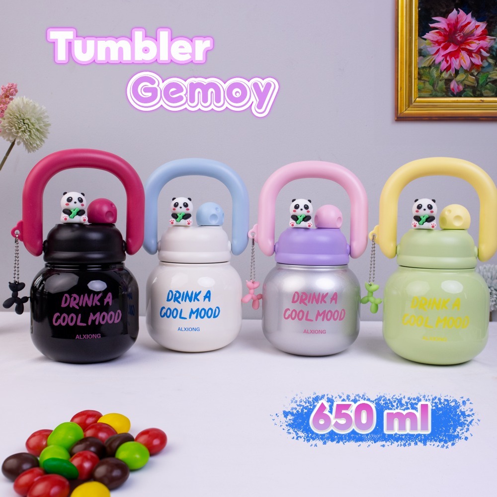 Jual SEJAHTERA SELALU - Tumbler Botol Gemoy Gemeshh 650 ML Stainless ...