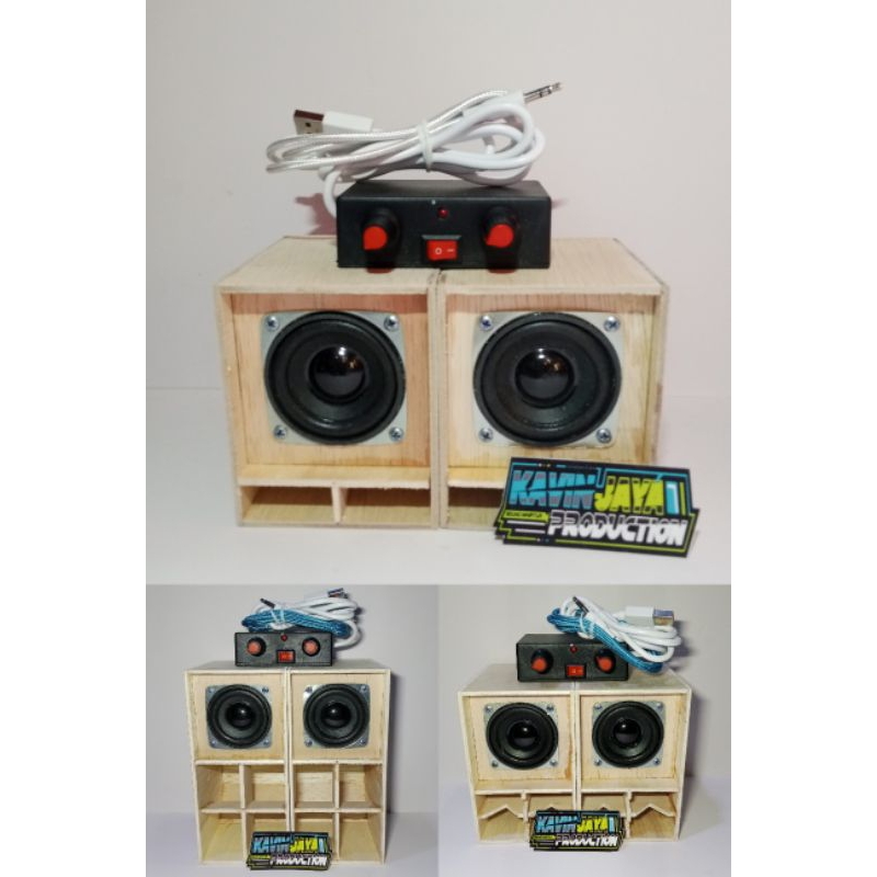 Jual Paket miniatur sound 2" siap bunyi+ampli | Shopee Indonesia