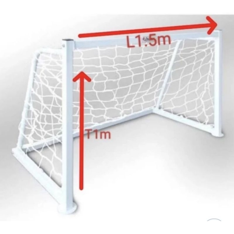 Jual jaring gawang futsal mini/anak anak ukuran 1x1,5.m ukuran bisa ...